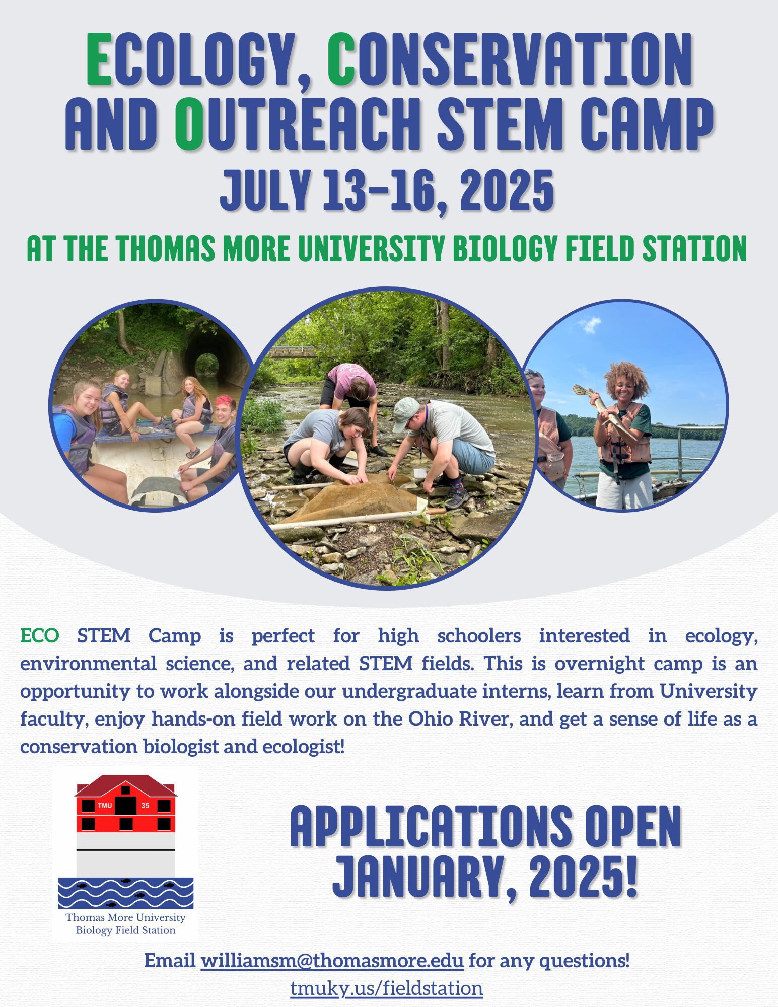Ecology Conservation Outreach Leaders Camp - Thomas More University